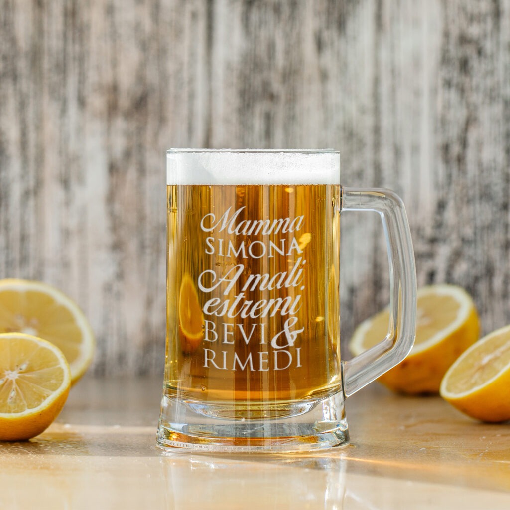 B Paper - Boccale Birra Personalizzato - Rimedi della Mamma