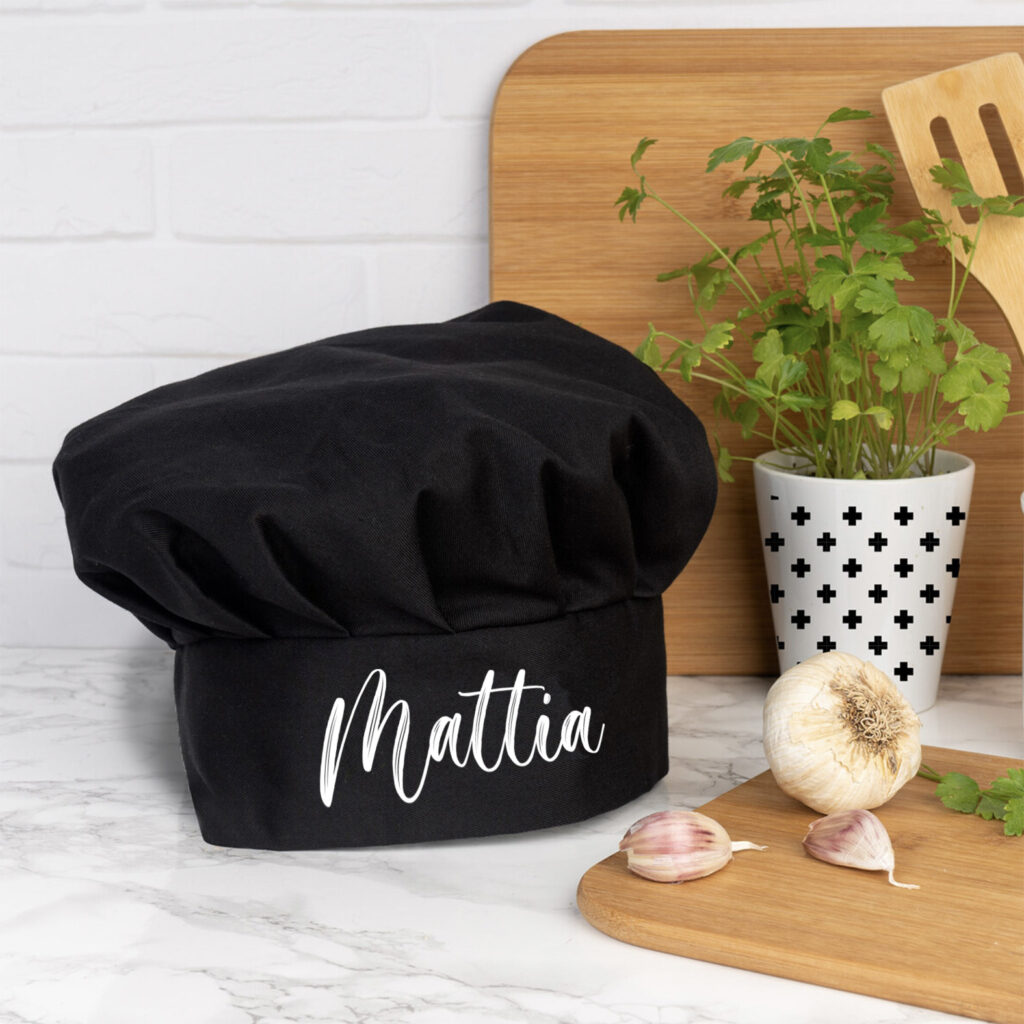 B Paper - Cappello da chef personalizzato con Nome